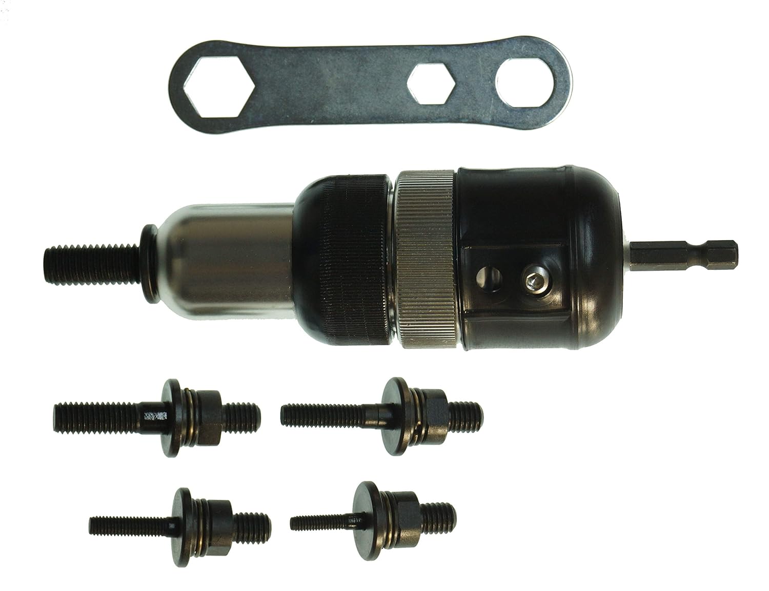 Embout de rivetage 1/4" pour perceuse et visseuse sans fil. : Amazon.fr ...