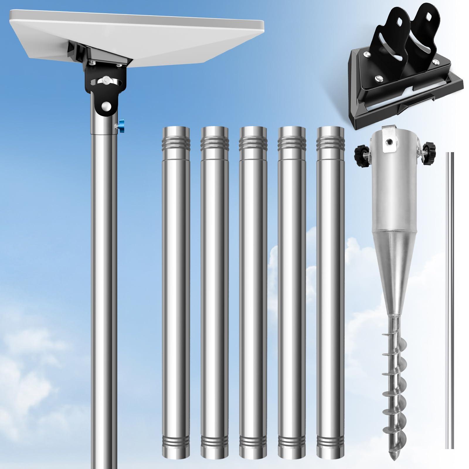 Amazon.com: Starlink Mini Pole Mount, with 0-30° Adjustable Starlink ...