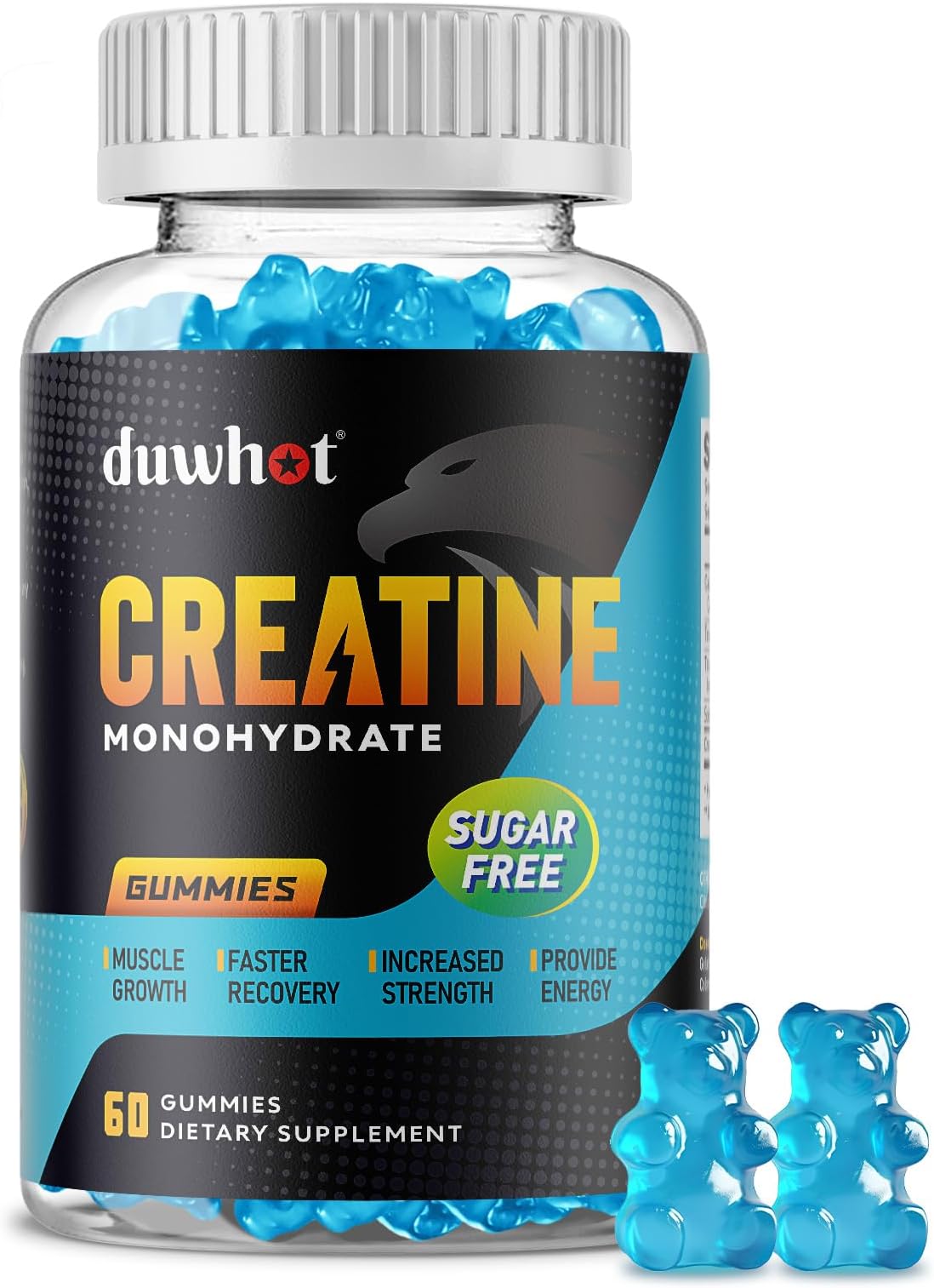 Amazon.com: Creatine Gummies Infused with 5g Creatine Monohydrate for ...