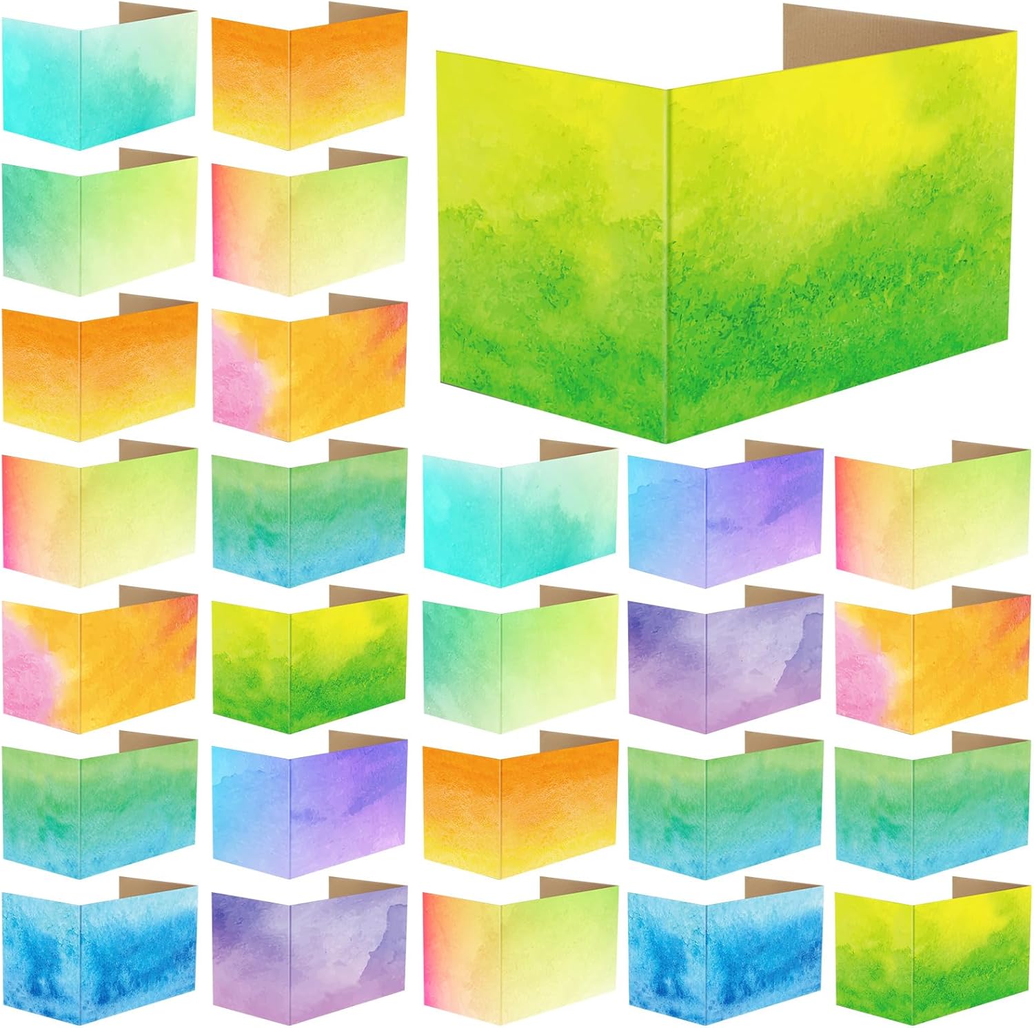 Amazon.com : Perkoop 50 Pcs 19.2 x 12'' Privacy Boards for Students ...