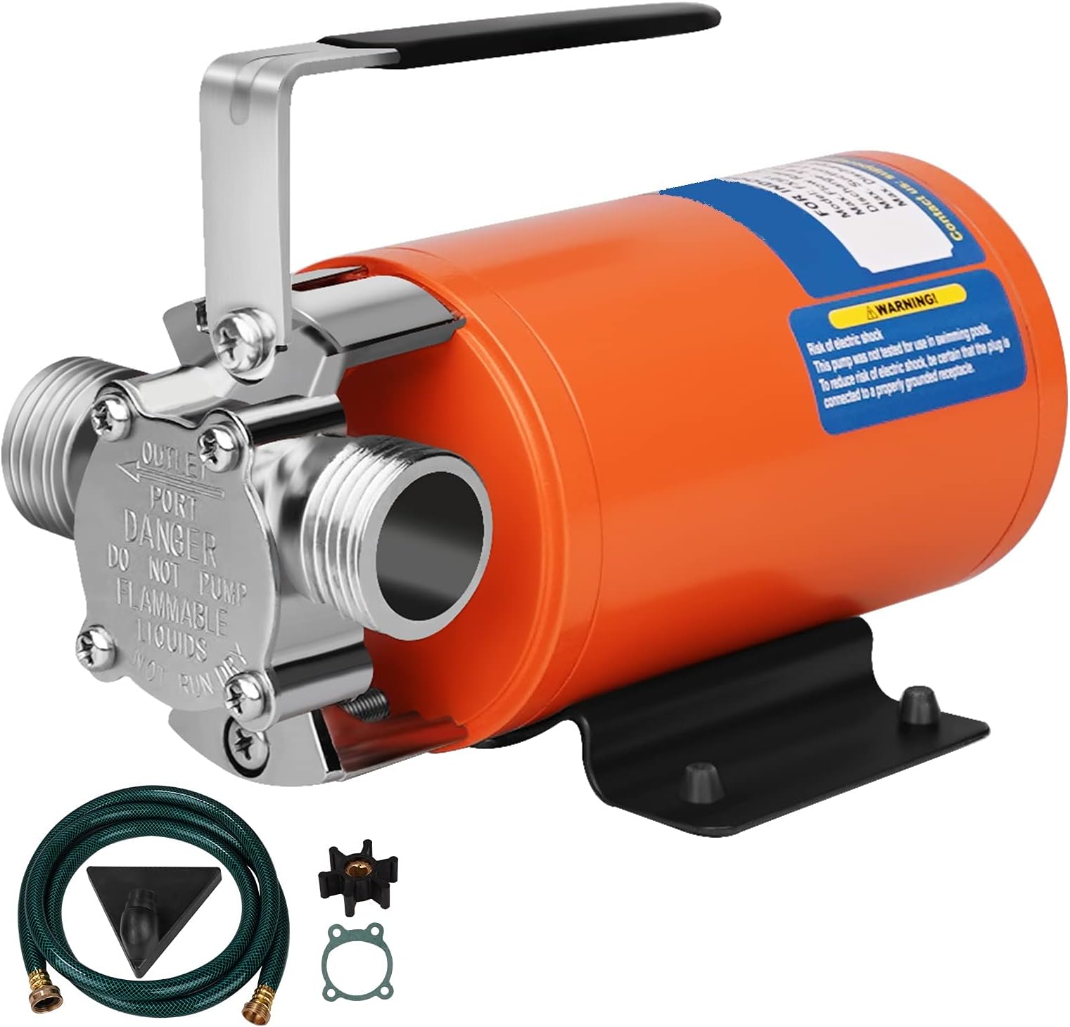 Amazon.com: 12-volt DC 1/10th HP 330 GPH Battery Powered Portable Mini ...