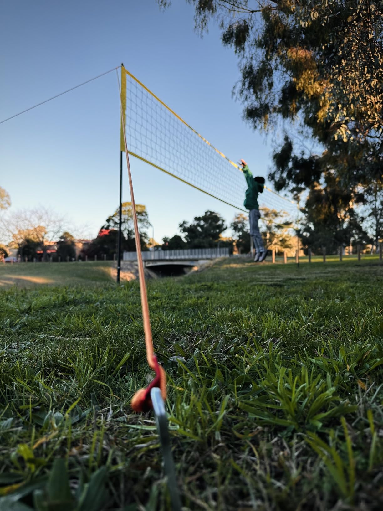 Portable Volleyball Net Set Outdoor Portable Volleyball Net System for ...