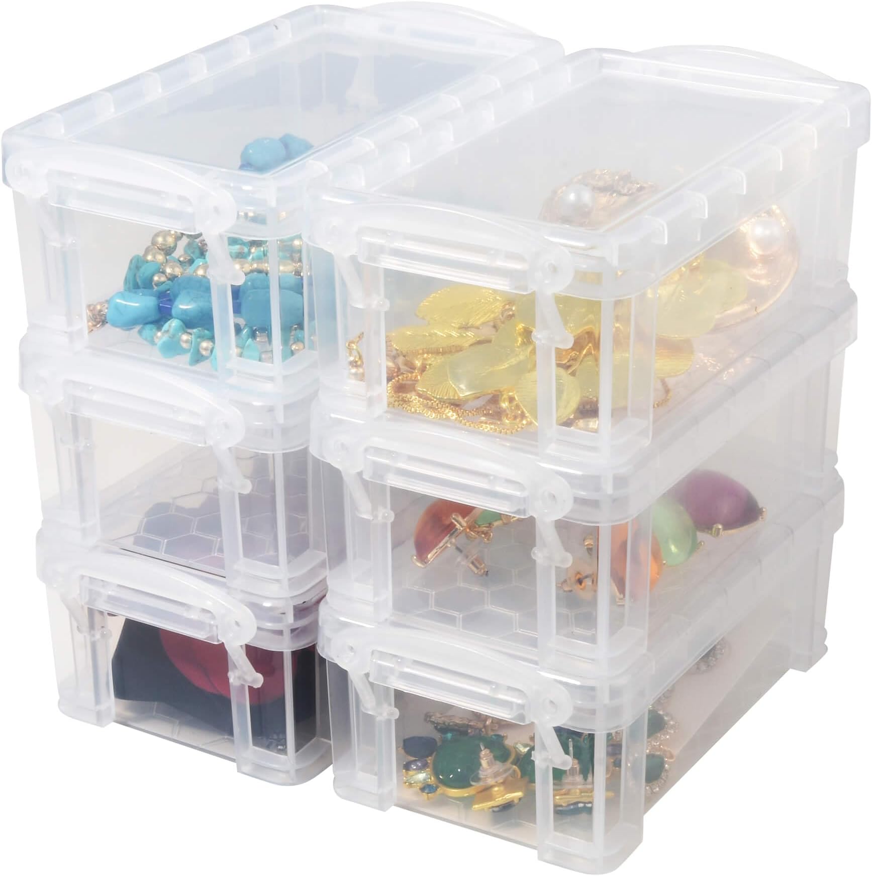 Amazon.com - 9 PCS Storage Box Containers with Lids, Small Plastic ...