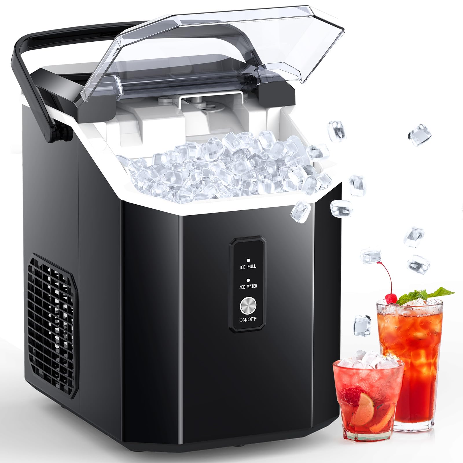 Amazon.com: Joy Pebble Ice Maker Countertop, 10,000pcs/33lbs/Day ...