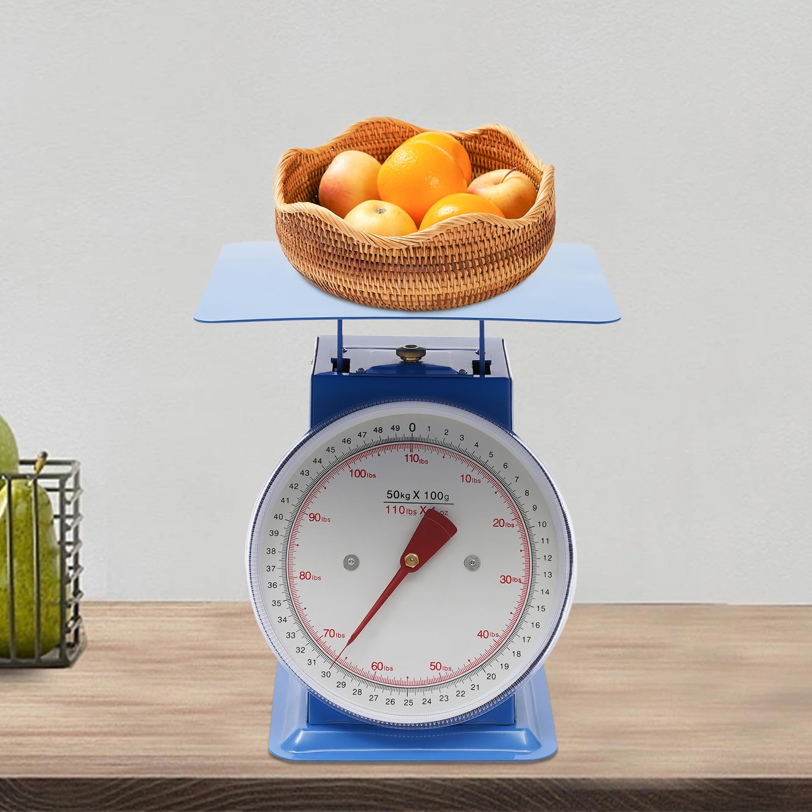 Commercial Weighing Scale Heavy Duty 110lbs Mechanical Kitchen & Food ...