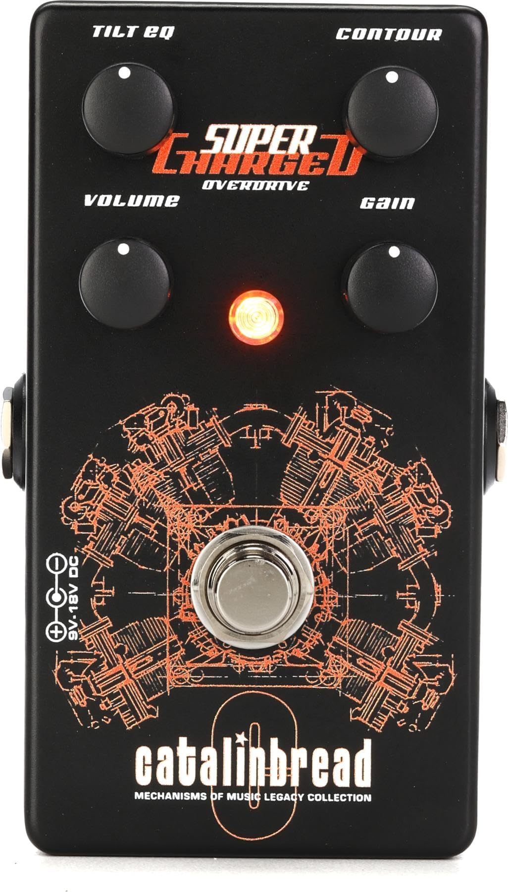 Amazon.com: Catalinbread SuperCharged Overdrive Reissue Pedal : Musical ...