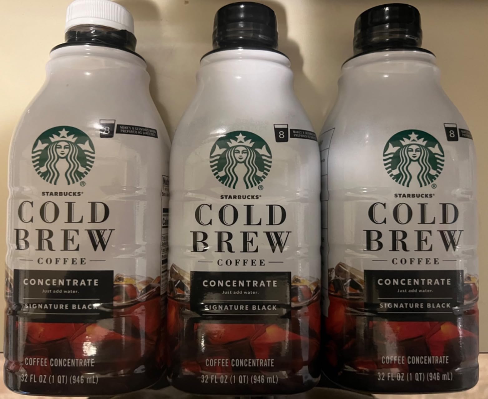 Amazon.com: Starbucks 40oz Cold Brew Black Unsweetened, 40 Fl Oz ...