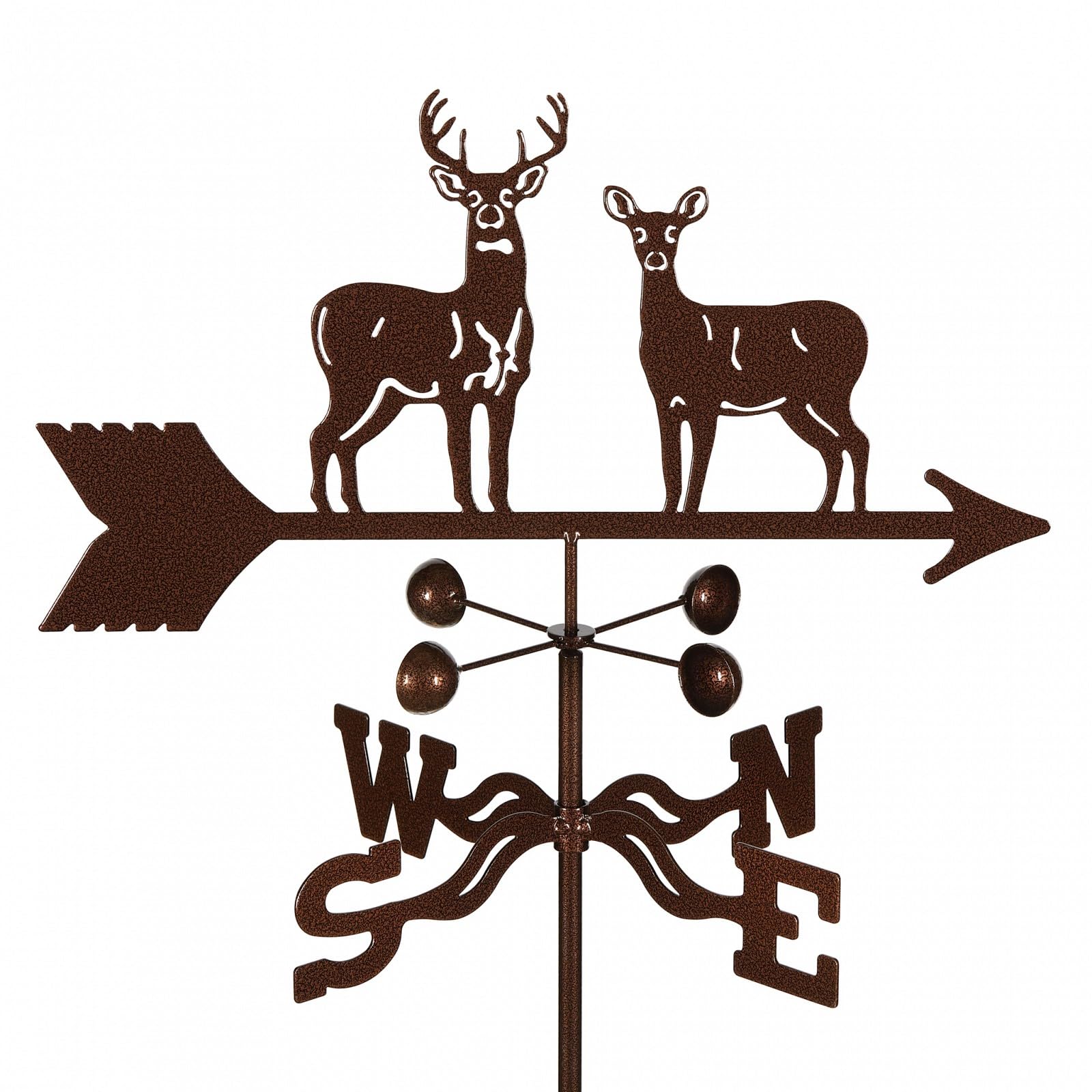 Amazon.com : EZ Vane Steel Standing Deer Weathervane 21” Height ...