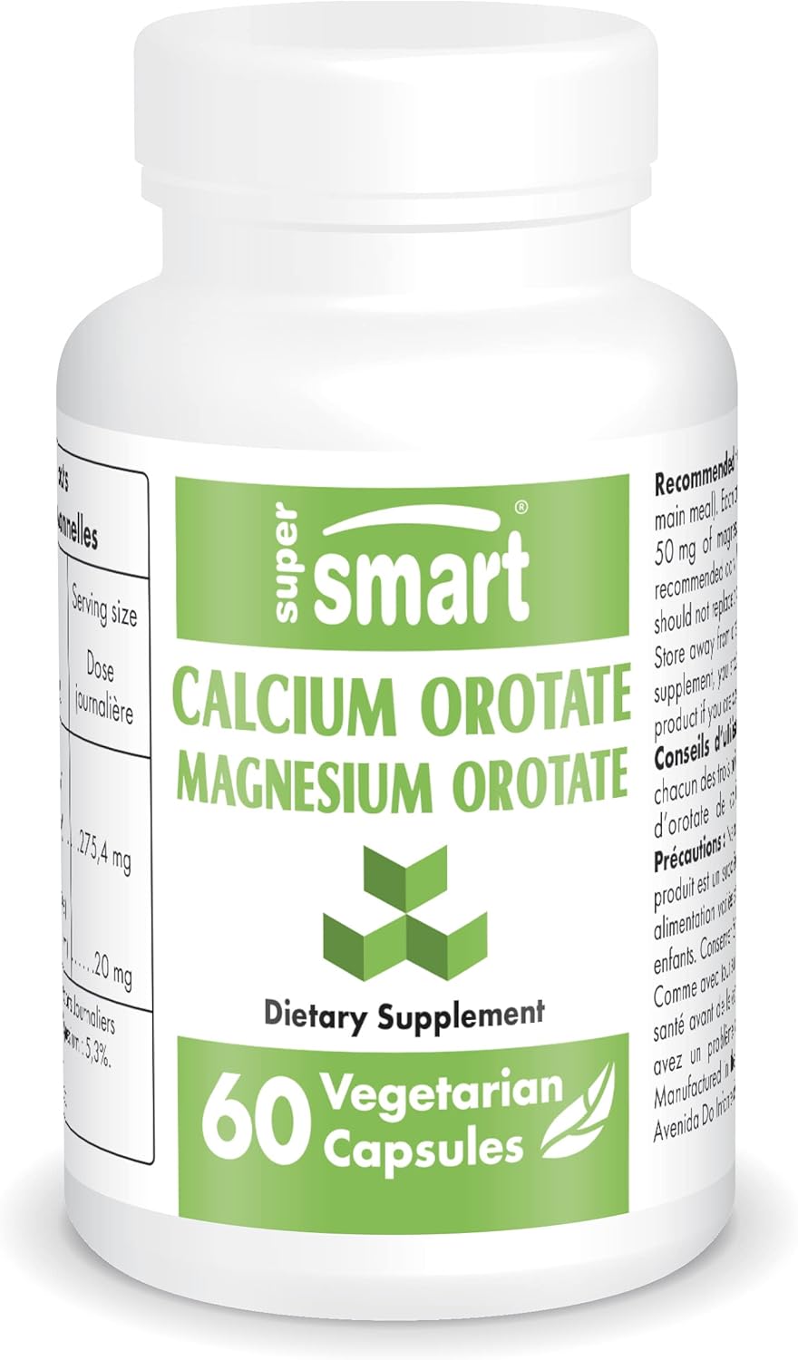 Amazon.com: Supersmart - Calcium Orotate Combined with Magnesium ...