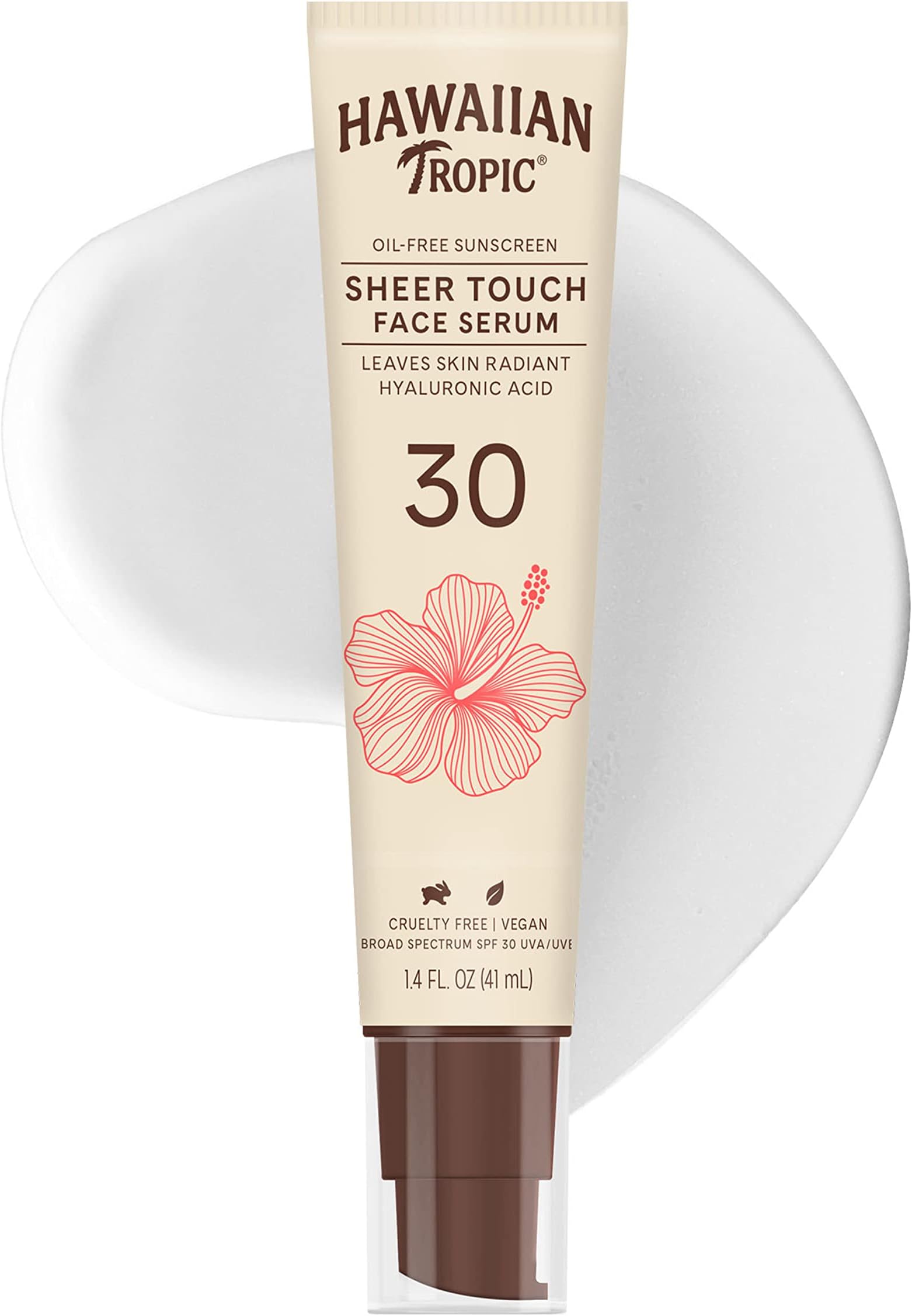 Amazon.com: Hawaiian Tropic Sheer Touch Face Serum SPF 30, 1.4oz ...