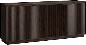 Amazon.com - Henn&Hart 68'' Fluted Sideboard Buffet Cabinet, Ribbed ...