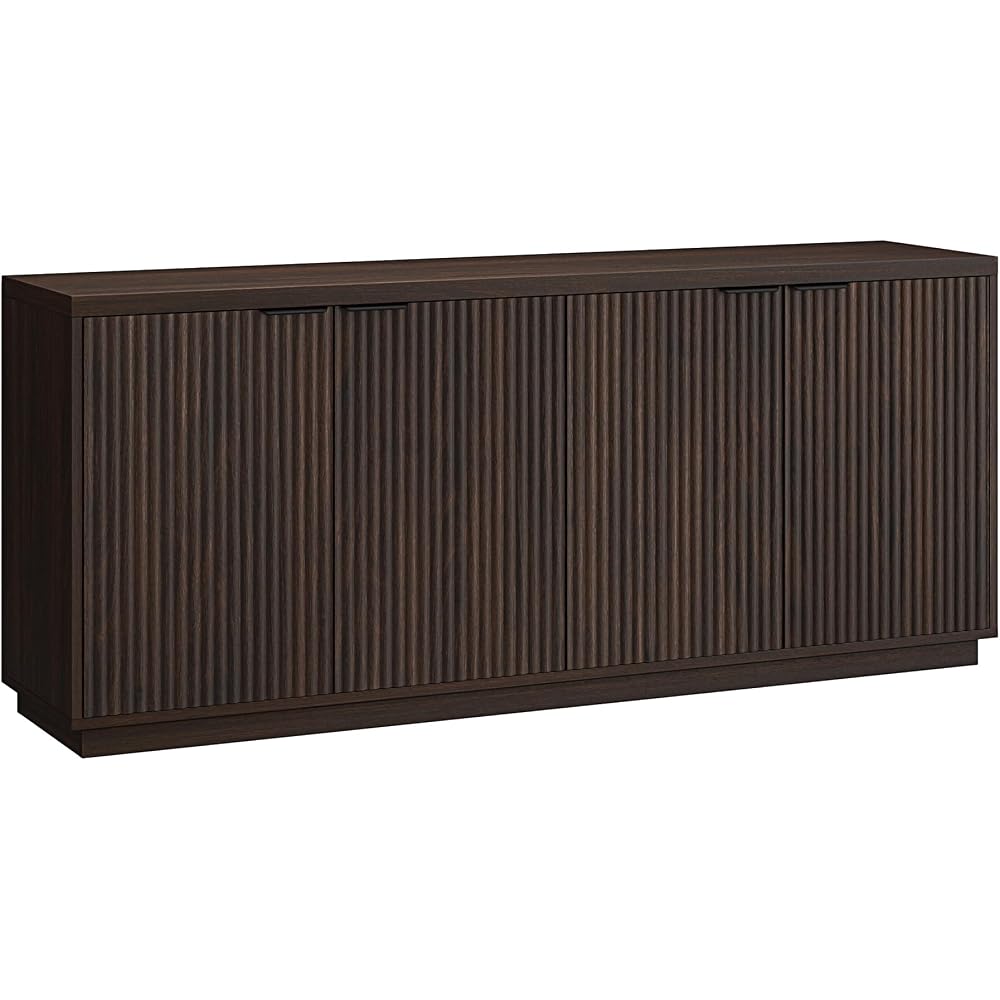 $14/mo - Finance Henn&Hart 68'' Fluted Sideboard Buffet Cabinet, Ribbed ...