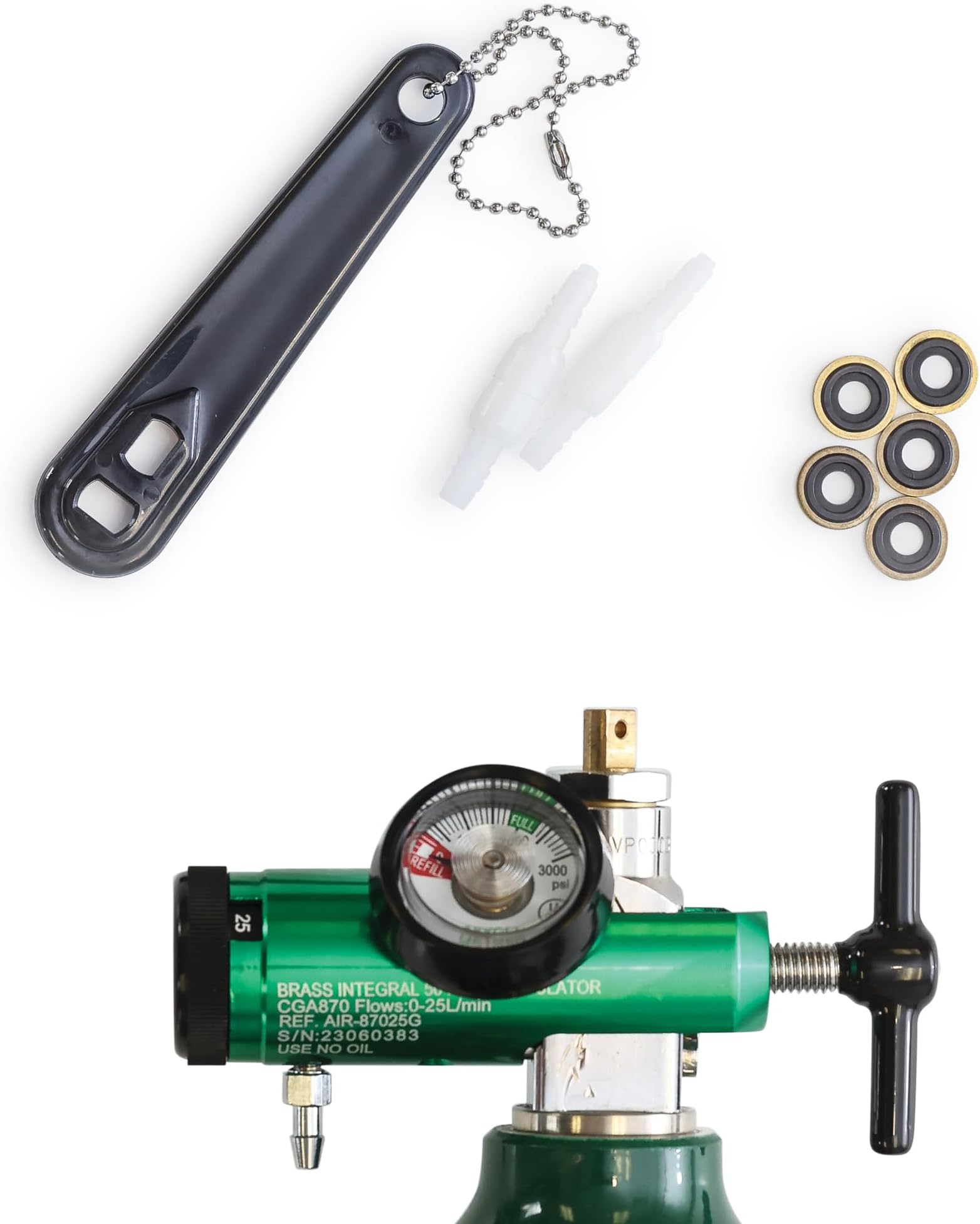 Amazon.com: Dynarex Resp-O2 M24 Oxygen E-Cylinder with CGA 870 Post ...