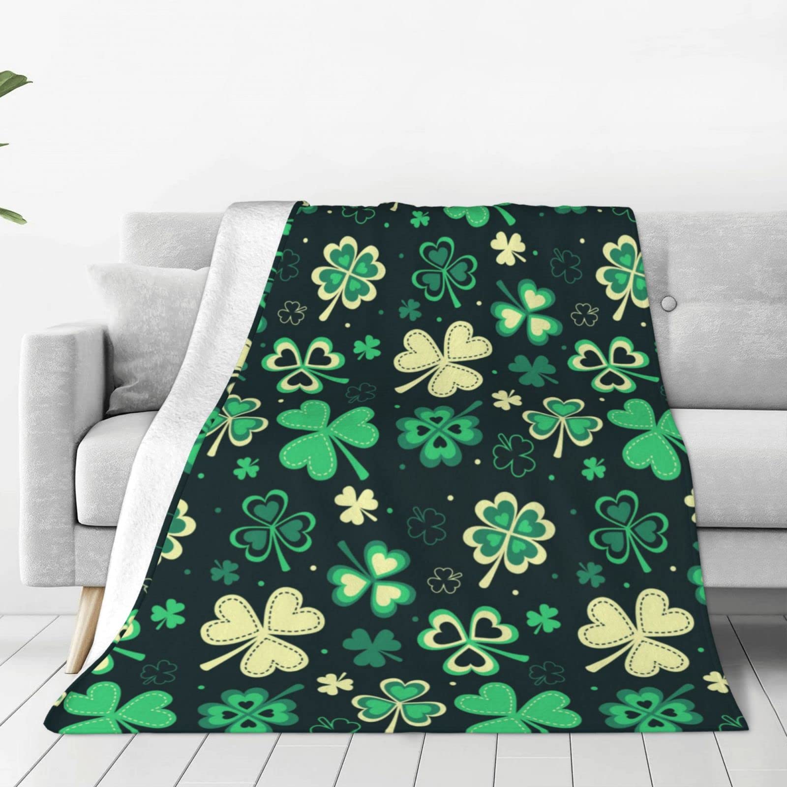 Amazon.com: Throw Blanket St Patricks Day Warm Cozy Soft Lightweight ...