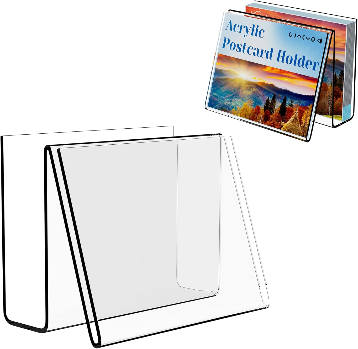 Amazon.com: Boloyo Acrylic Vertical Postcard Display Holder,4 x 6 inch ...