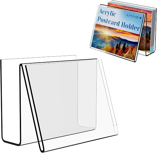 Amazon.com: Boloyo Acrylic Vertical Postcard Display Holder,4 x 6 inch ...