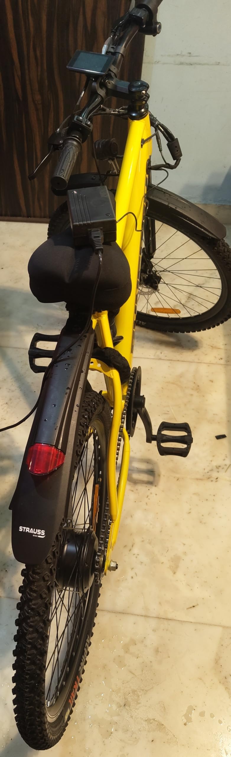 SYNERGY S4 27.5 Premium Luxury Electric Bicycle with LCD Display Tan ...