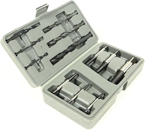 12 Piece Easy Out Small to Large Screw Extractor Kit Set Easy Out Screw ...