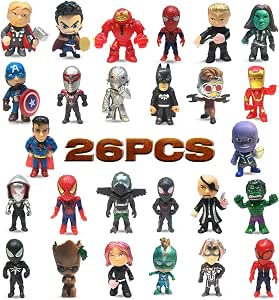 Amazon.com: LPTA Mini Superheroes Figures for Boys Super Hero Action ...
