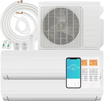 Amazon.com: ARLIME 36000 BTU 2 Zone Mini Split Air Conditioner & Heater ...