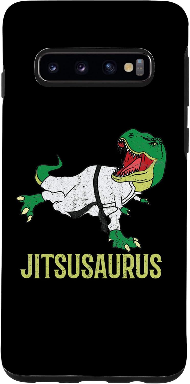 Amazon.com: Galaxy S10 Jitsusaurus T Rex Cool Jiu Jitsu Combat BJJ MMA ...