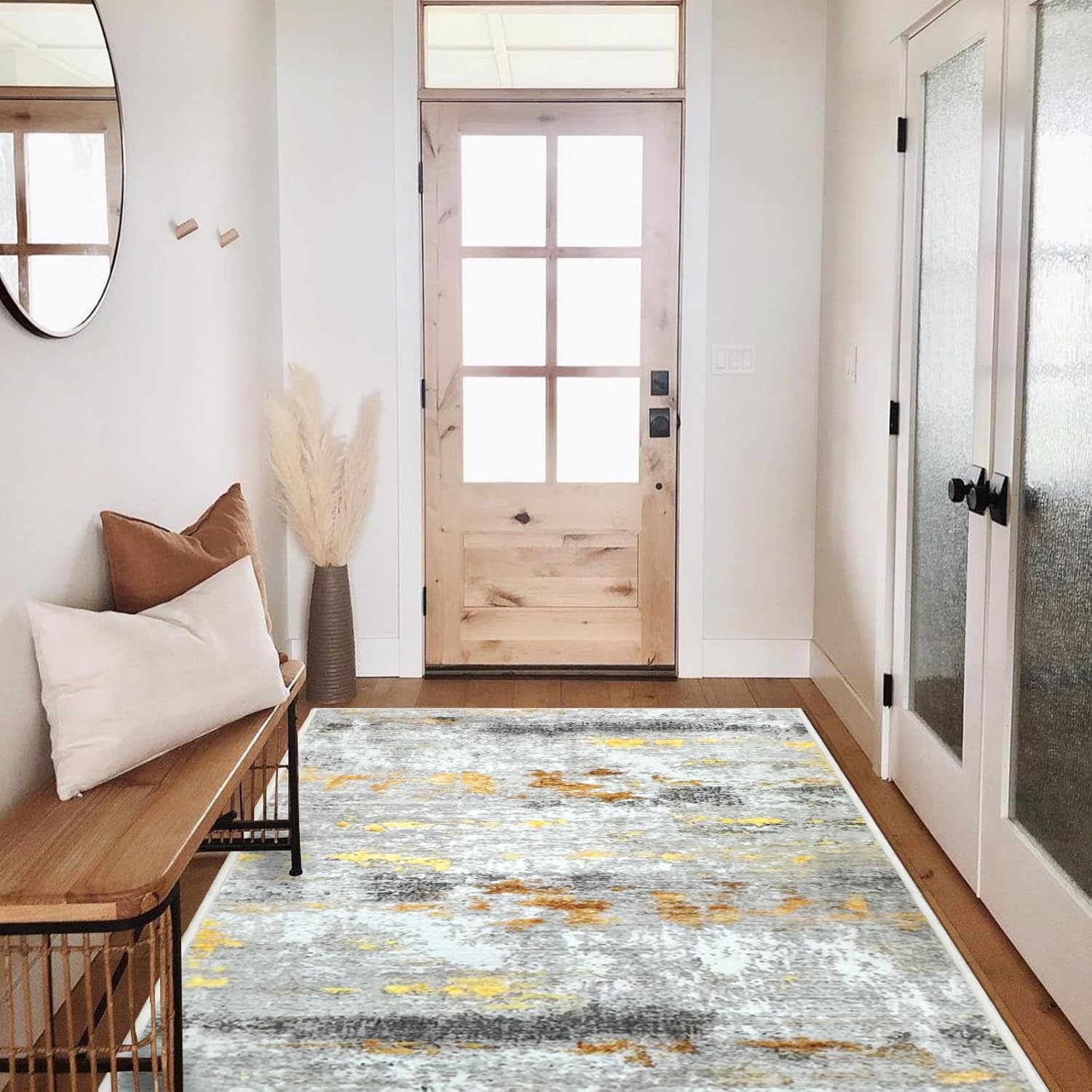 Amazon.com: PENFHF Runner Rug Washable 2x6 FT, Non Slip Rubber Backing ...