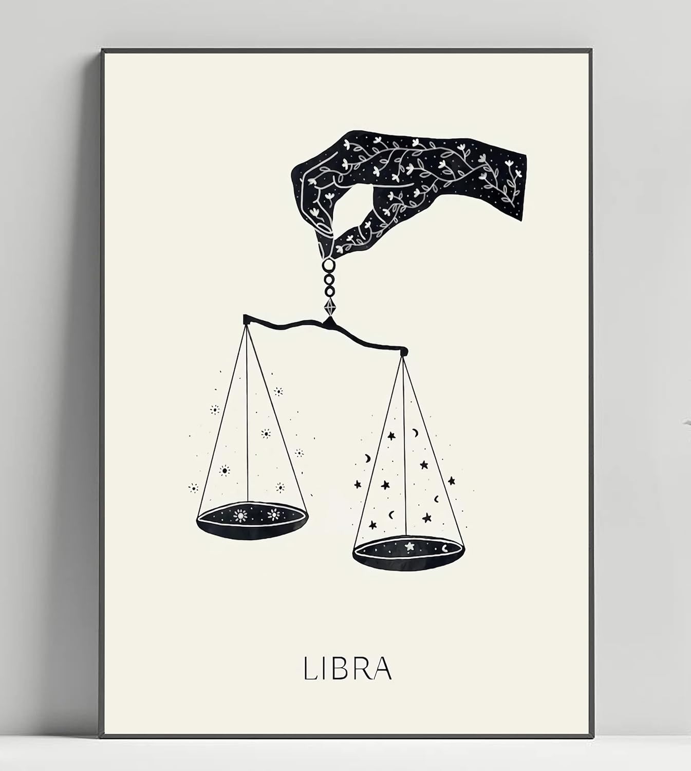 Amazon.com: Wall Art Libra Premium Poster Print Great Gift Idea for Her ...