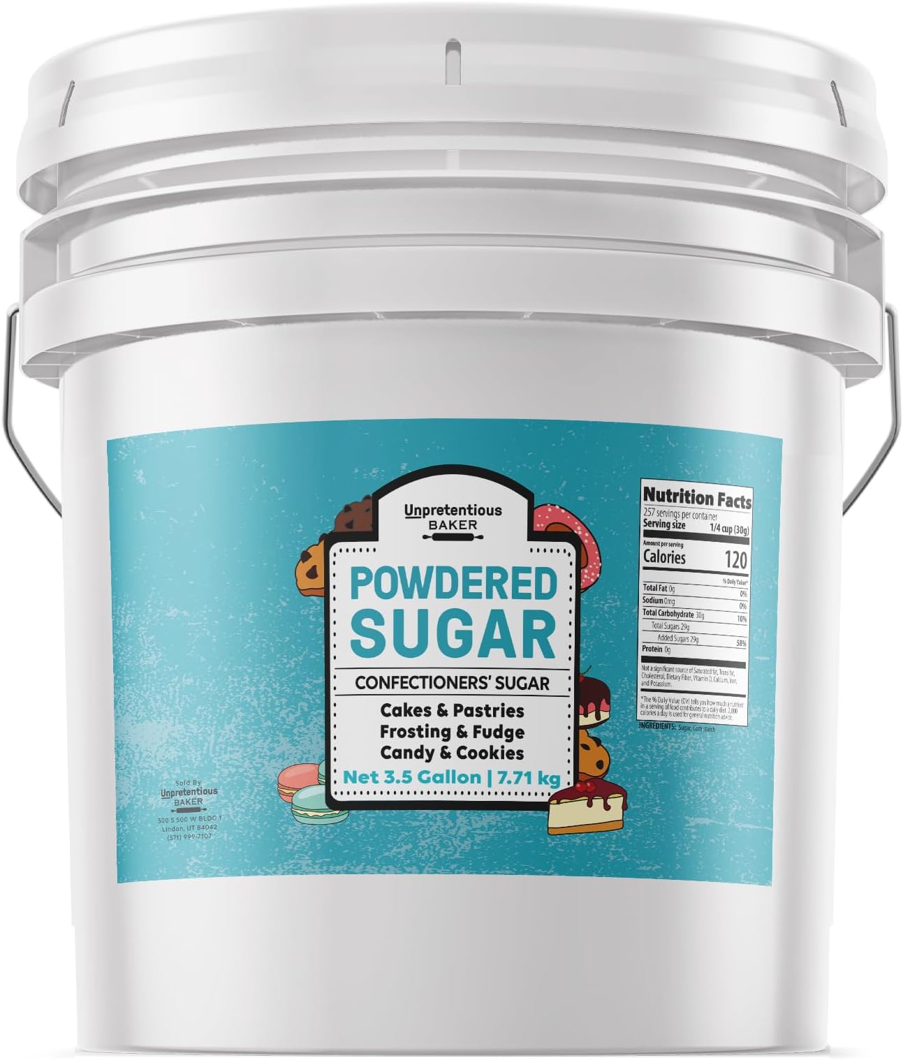 Amazon.com: Unpretentious Powdered Sugar, Confectioners Sugar, For ...