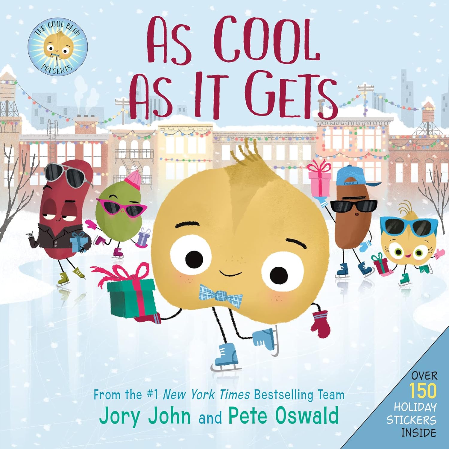 The Cool Bean Presents: As Cool as It Gets: Over 150 Stickers Inside! a Christmas Holiday Book ...