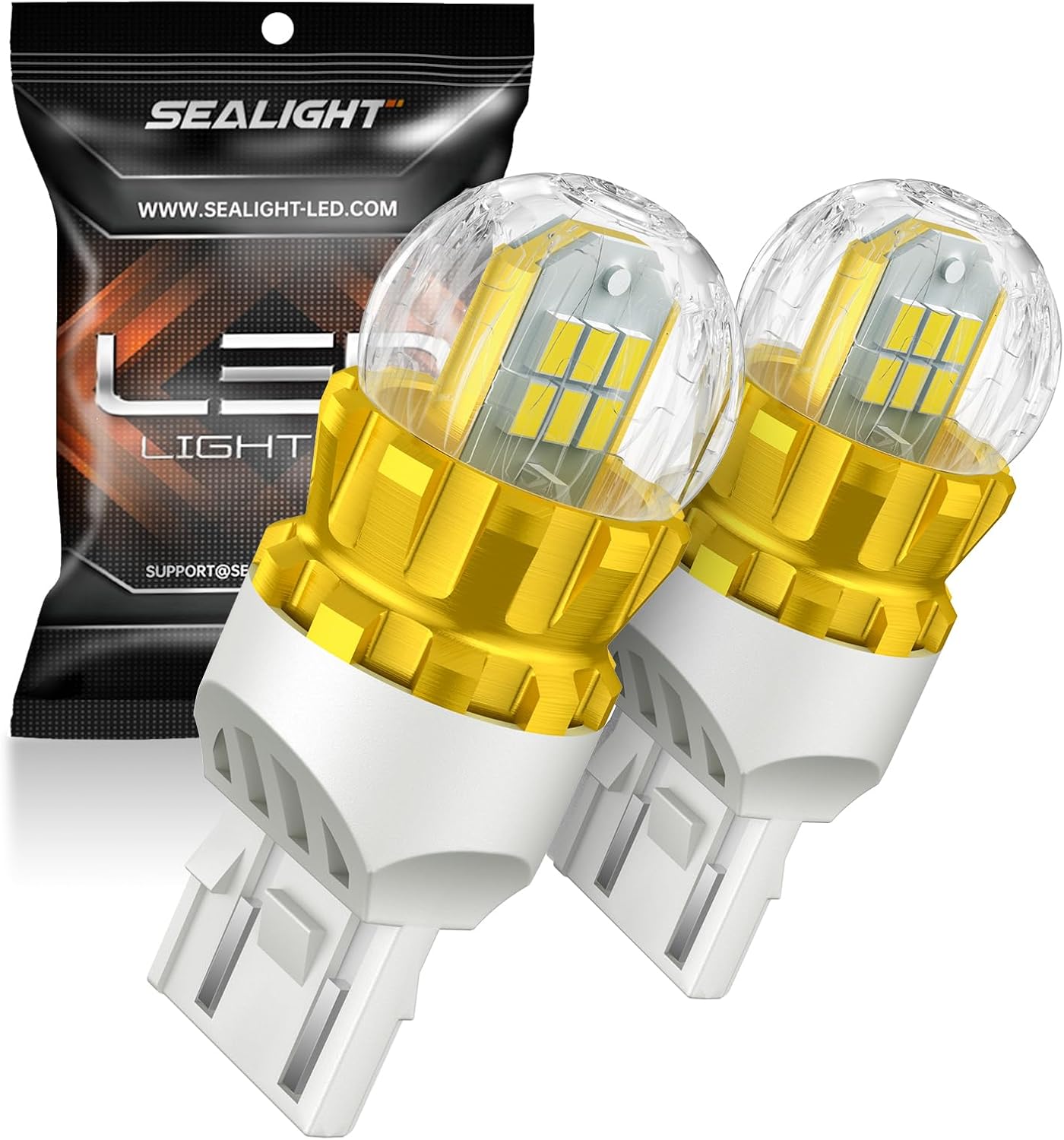 Amazon.com: SEALIGHT 7440 7443 LED Bulb White Reverse Lights, 7441 7444 ...