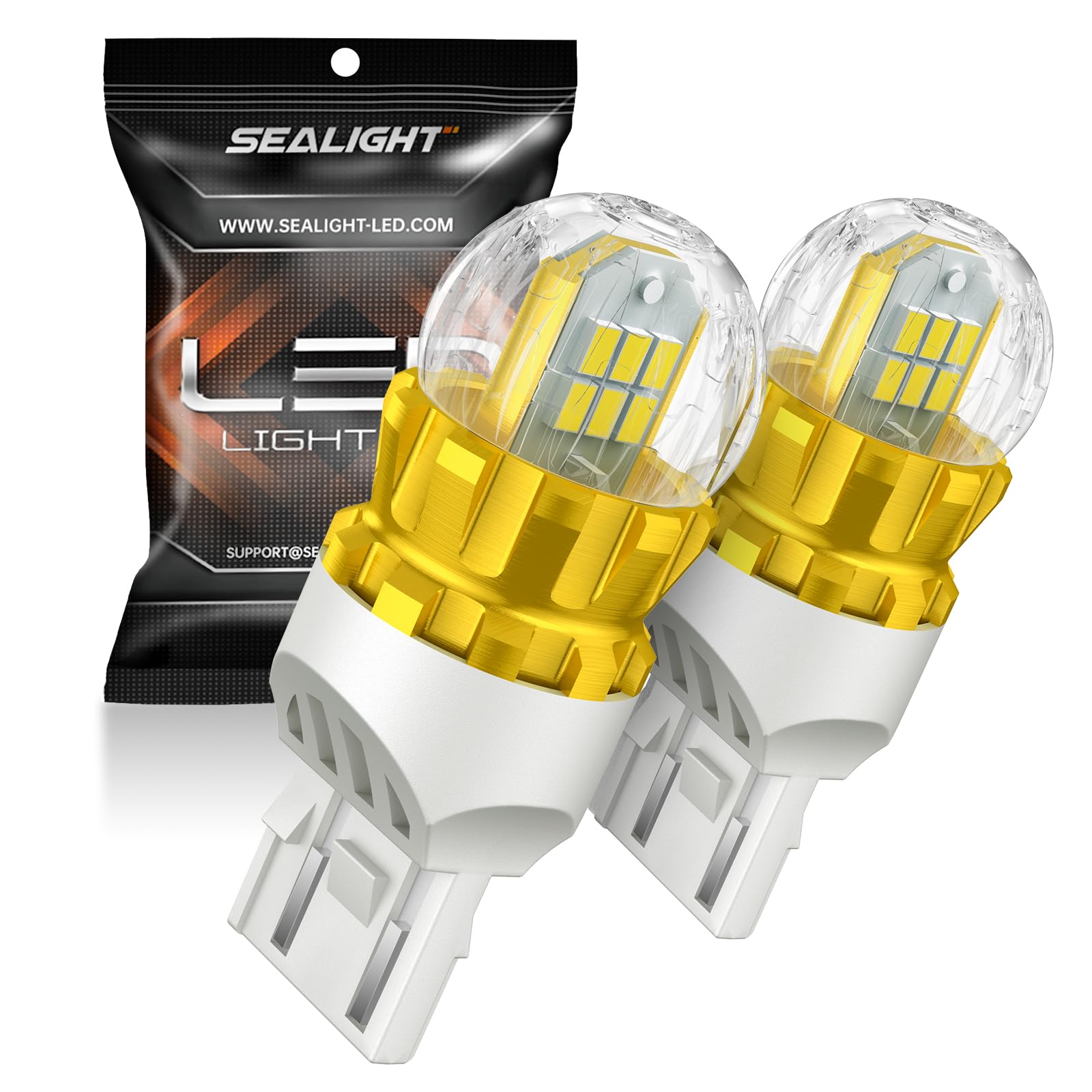 Amazon.com: SEALIGHT 7440 7443 LED Bulb White Reverse Lights, 7441 7444 ...