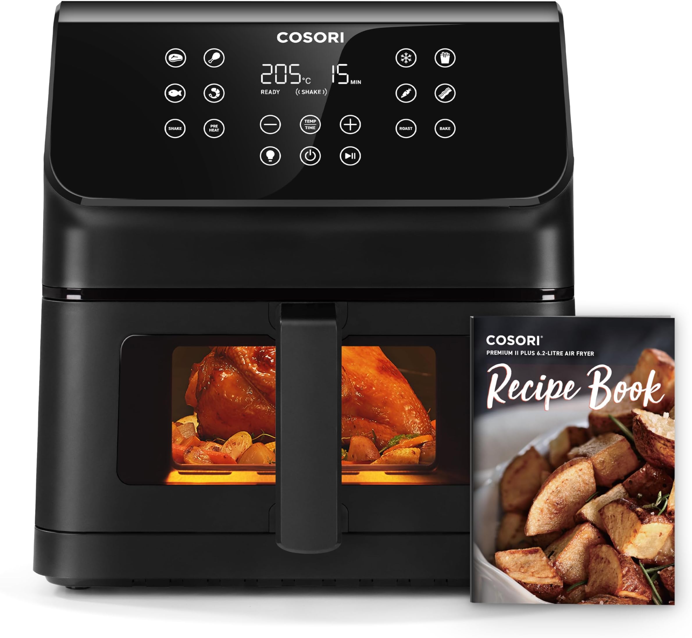 Gourmia 7.6L Digital Air Fryer, Black With Light & Window GAF858 Sold ...
