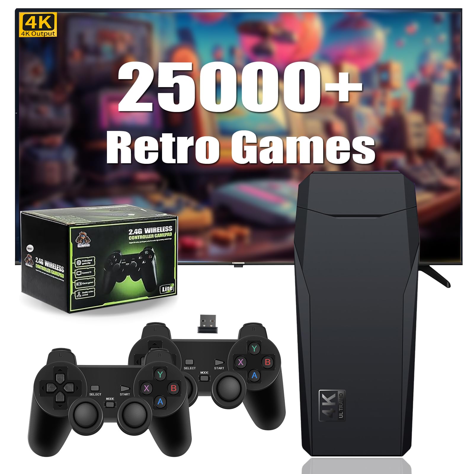 Amazon.com: M8 Retro Game Console Stick, 64G Nostalgia Stick Game ...