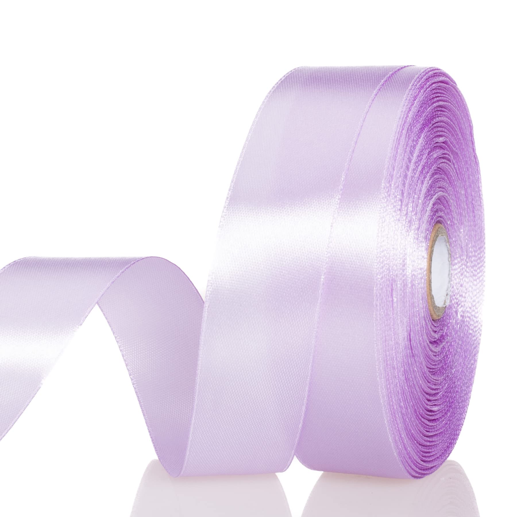 Amazon.com: YASEO 1 Inch Lilac Solid Satin Ribbon, 50 Yards Craft ...