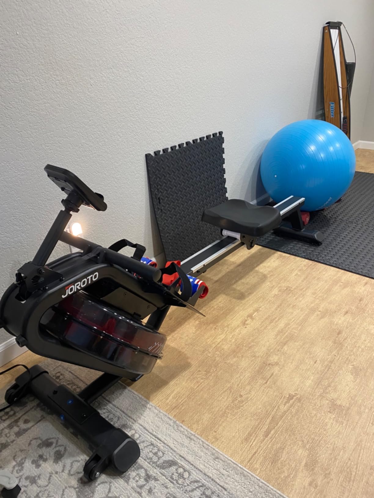 $16/mo - Finance JOROTO Water Rowing Machine for Home Use, 330 Lbs ...