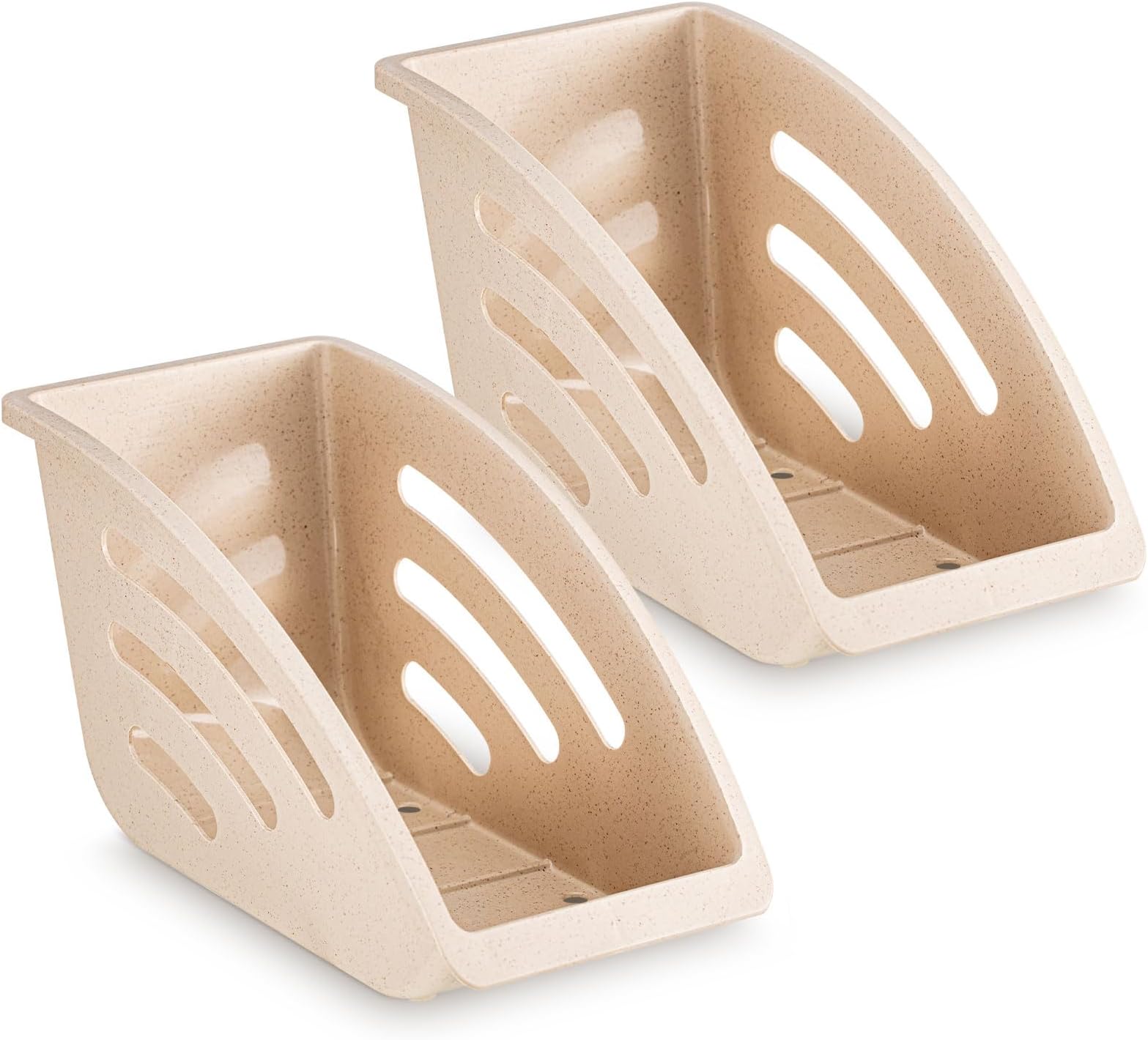 Amazon.com: Uiifan 2 Pcs Plastic Paper Plate Holders 10 Inch Vertical ...