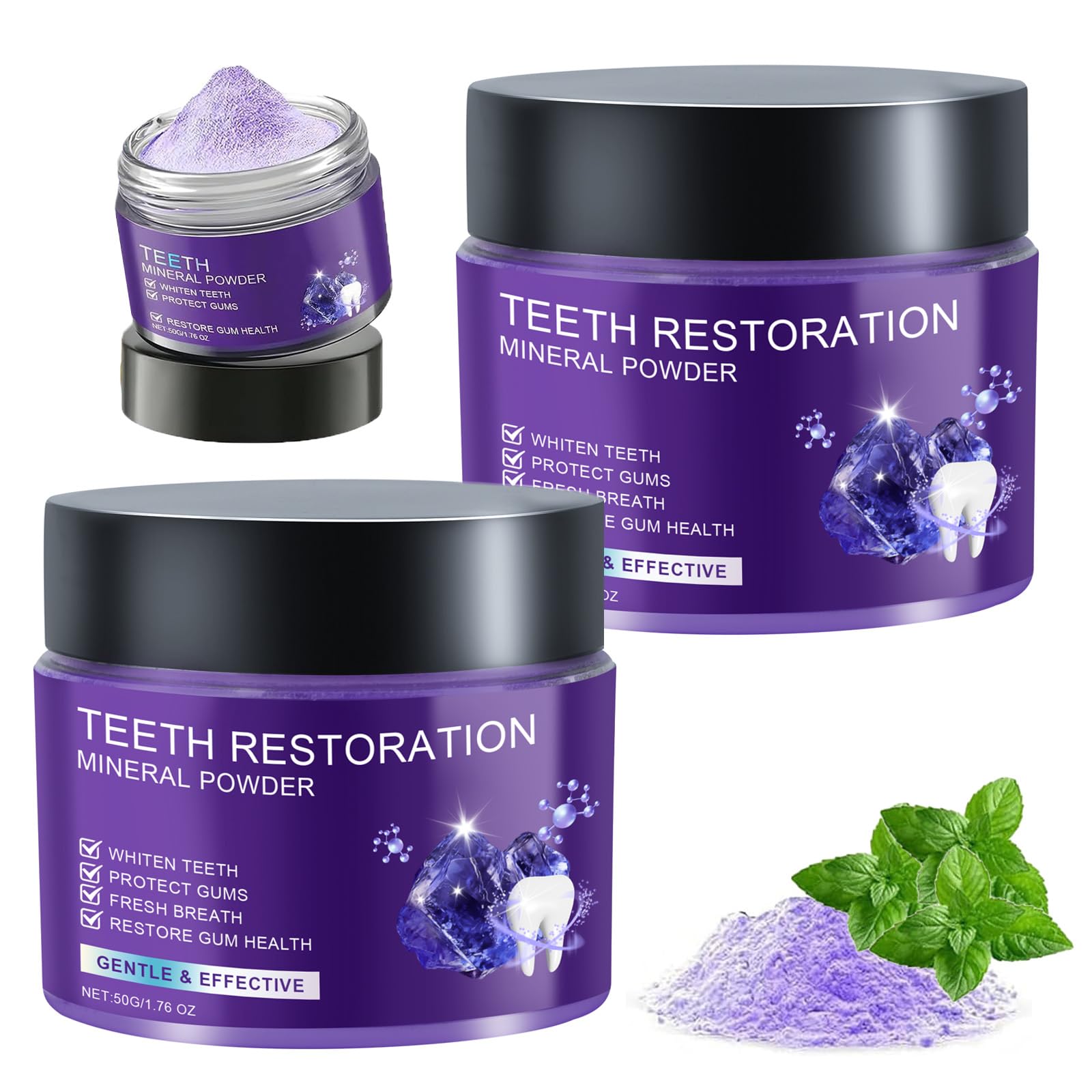 Amazon.com: Teeth Restoration Mineral Powder,Teeth Whitening Powder ...