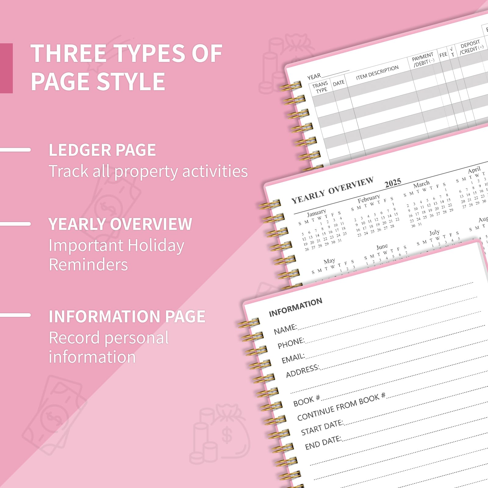 Snapklik.com : Accounting Ledger Book For Small Business Bookkeeping ...