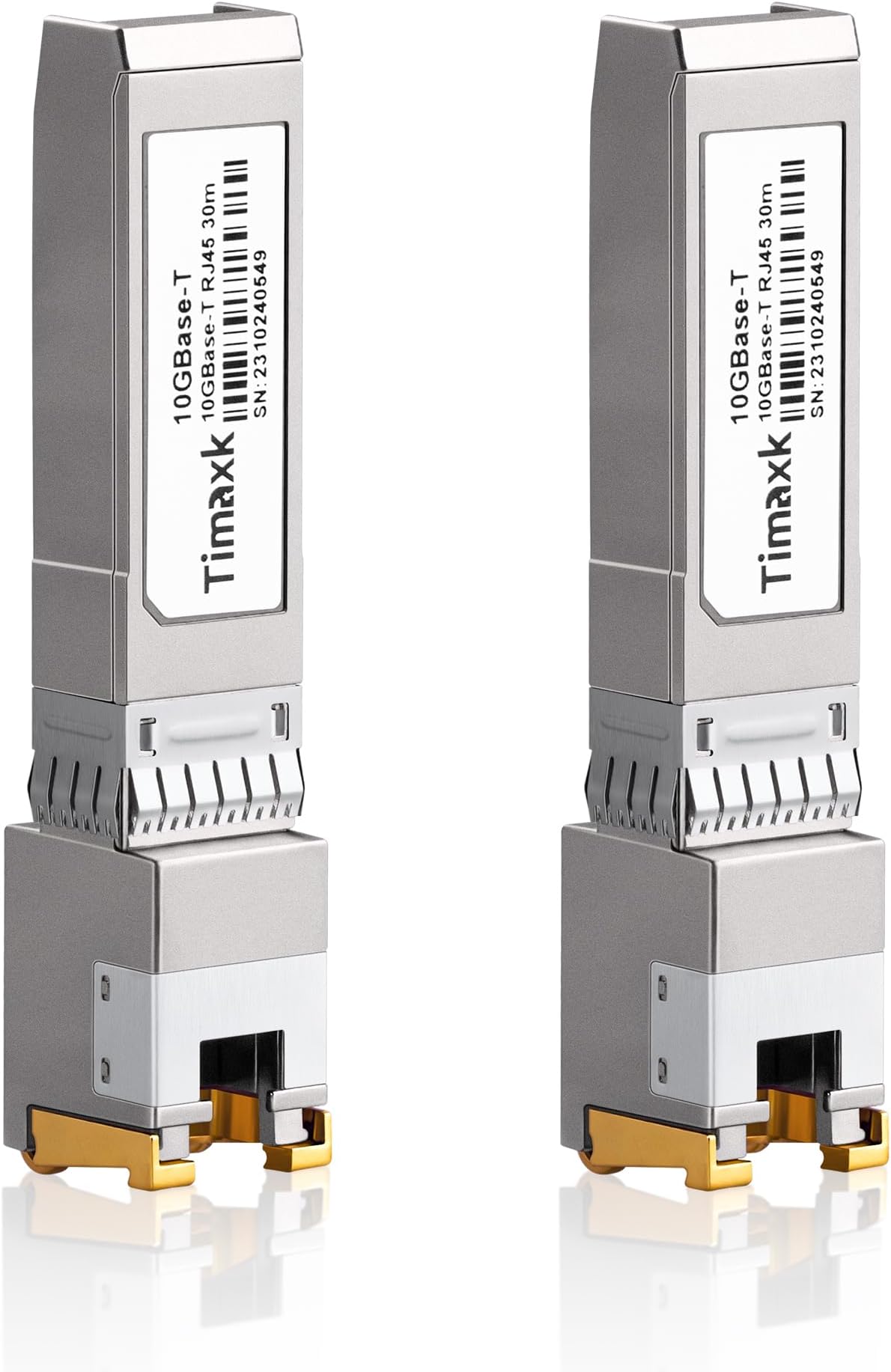 Amazon.com: Timaxk 2 Pack 10GBase-T SFP+ to RJ-45 Transceiver, 10Gbe ...