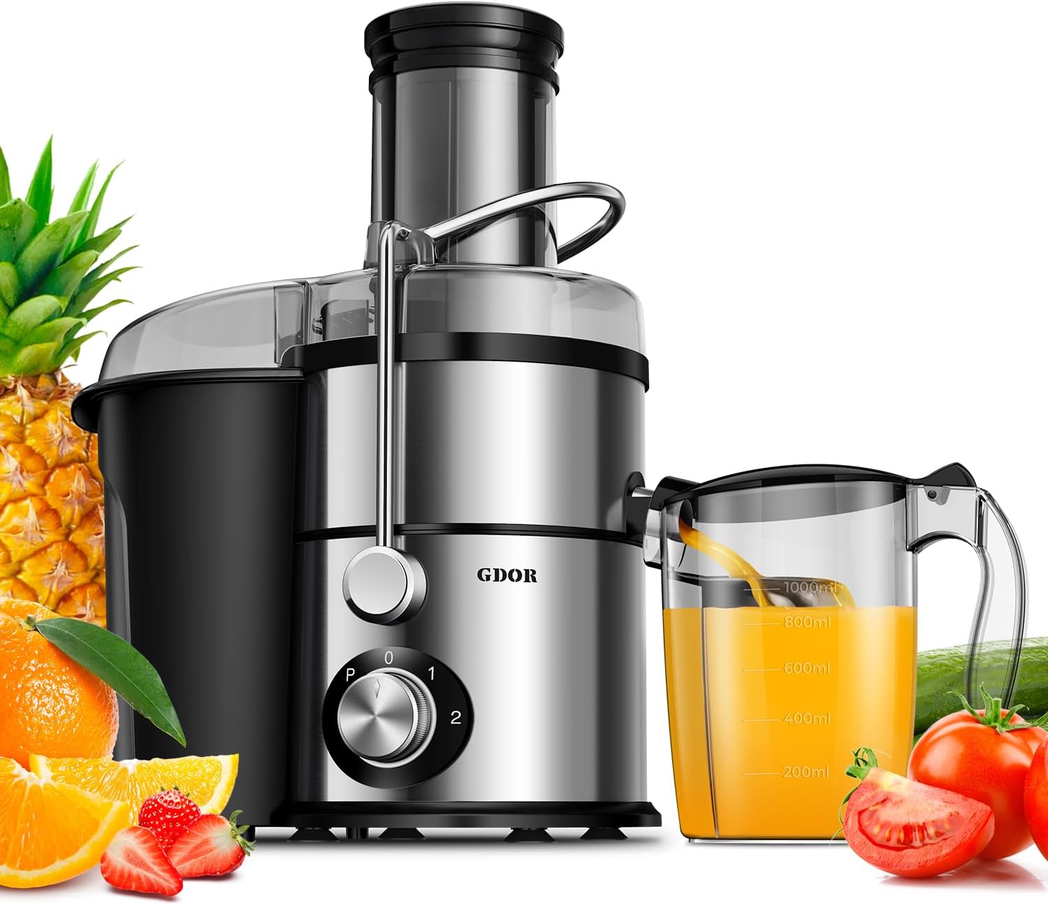 Amazon.com: Ultrean Juicer Machine, 800w Juicer with Big Mouth 3” Feed ...