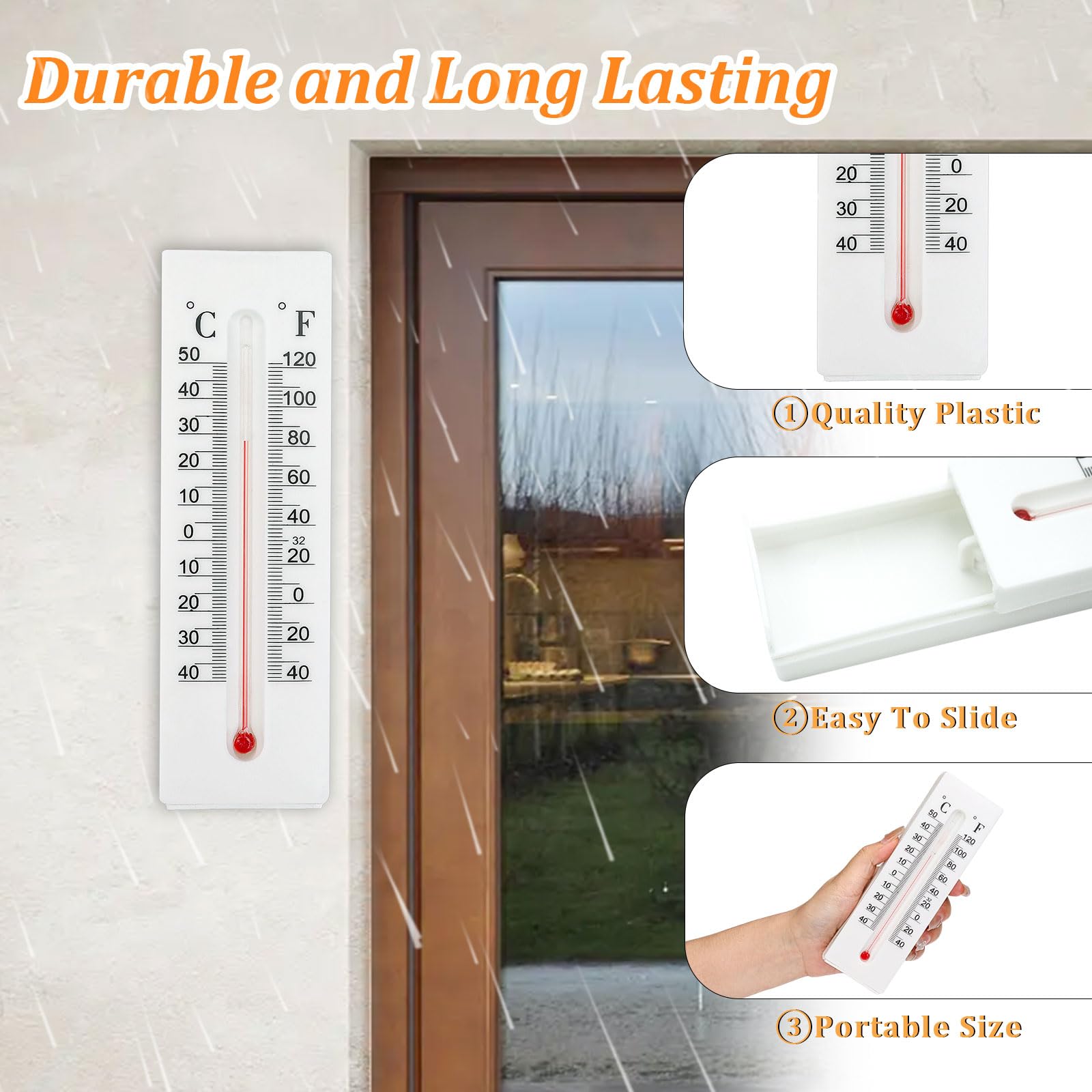 Snapklik.com : Key Cabinet Outdoor, Key Lock Box, Thermometer ...
