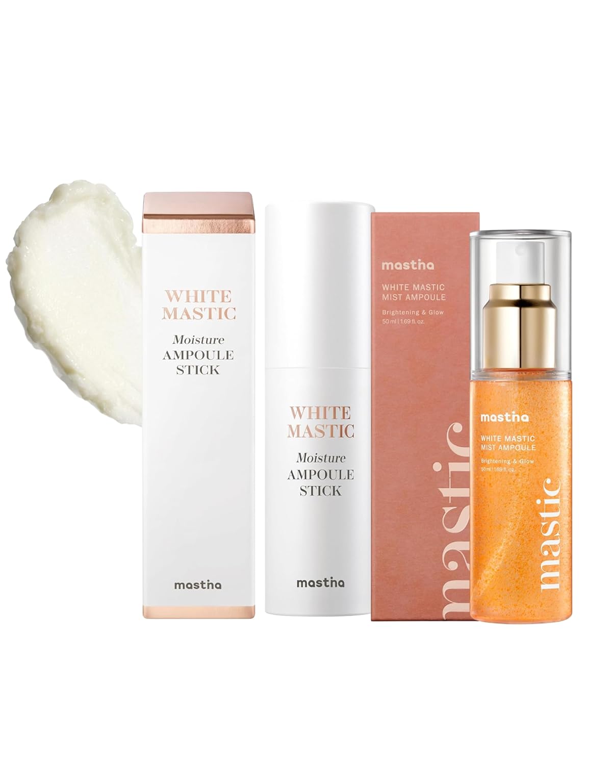 Amazon.com: MASTINA White Mastic Ampoule Mist (1.7fl oz) & Moisture ...