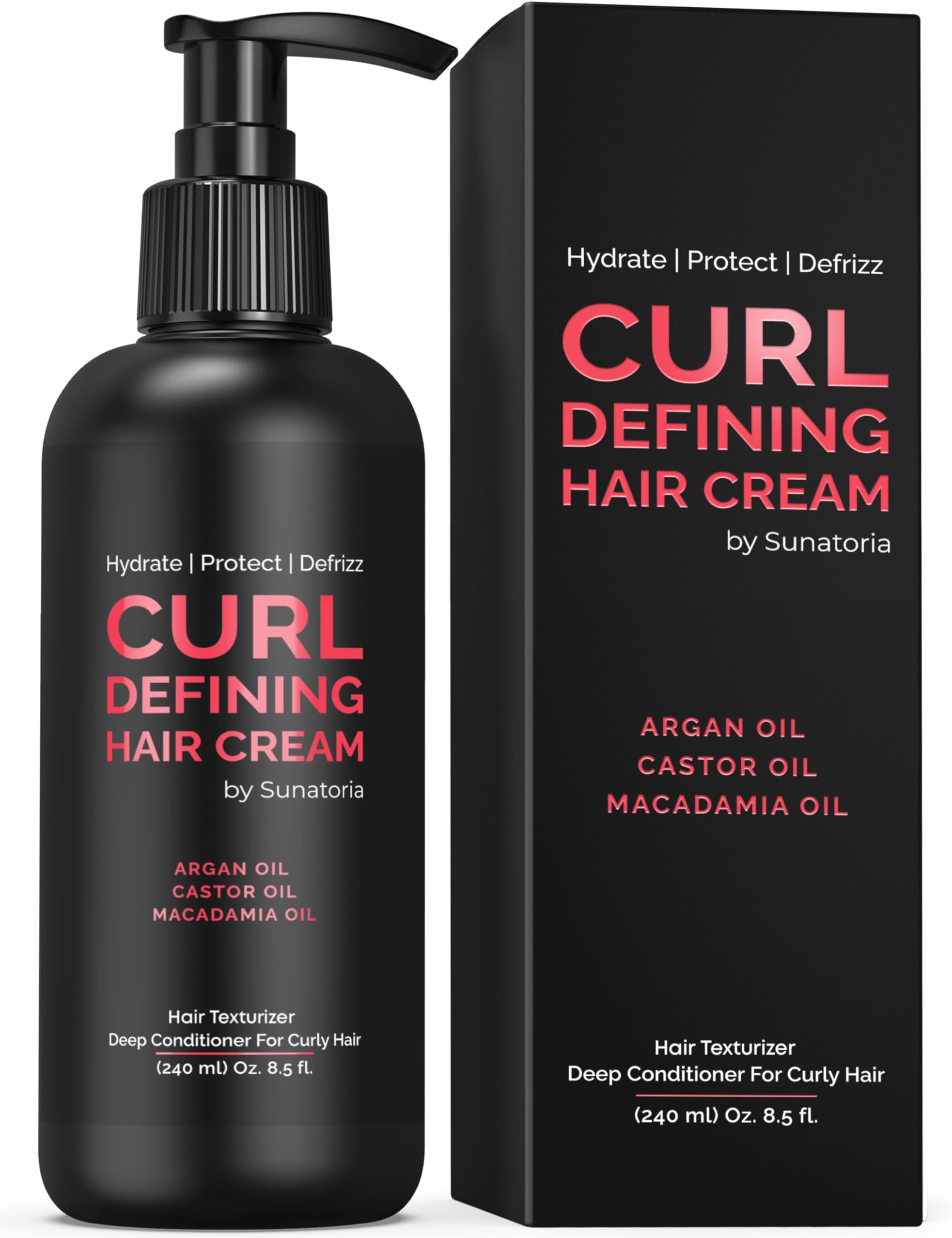 Amazon.com : Curl Defining Cream for Wavy Hair - Leave-in Texturizer ...