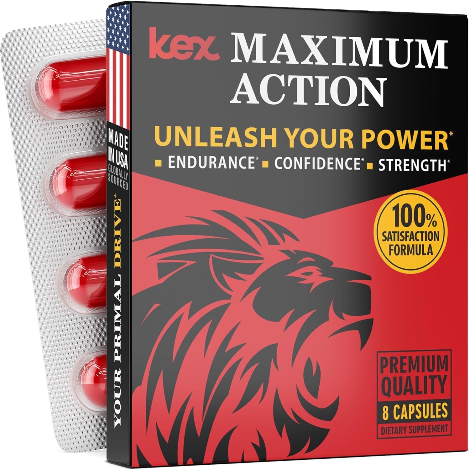 Amazon.com: KEX Natural Vitamins for Men - Made in USA - Horny Goat ...