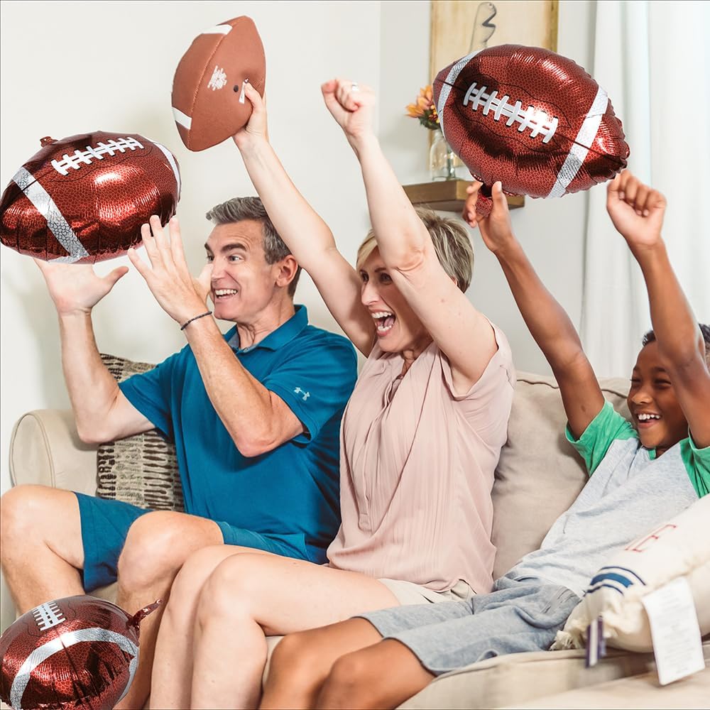 Deermon Paquete de 12 globos de aluminio de Mylar de fútbol americano ...