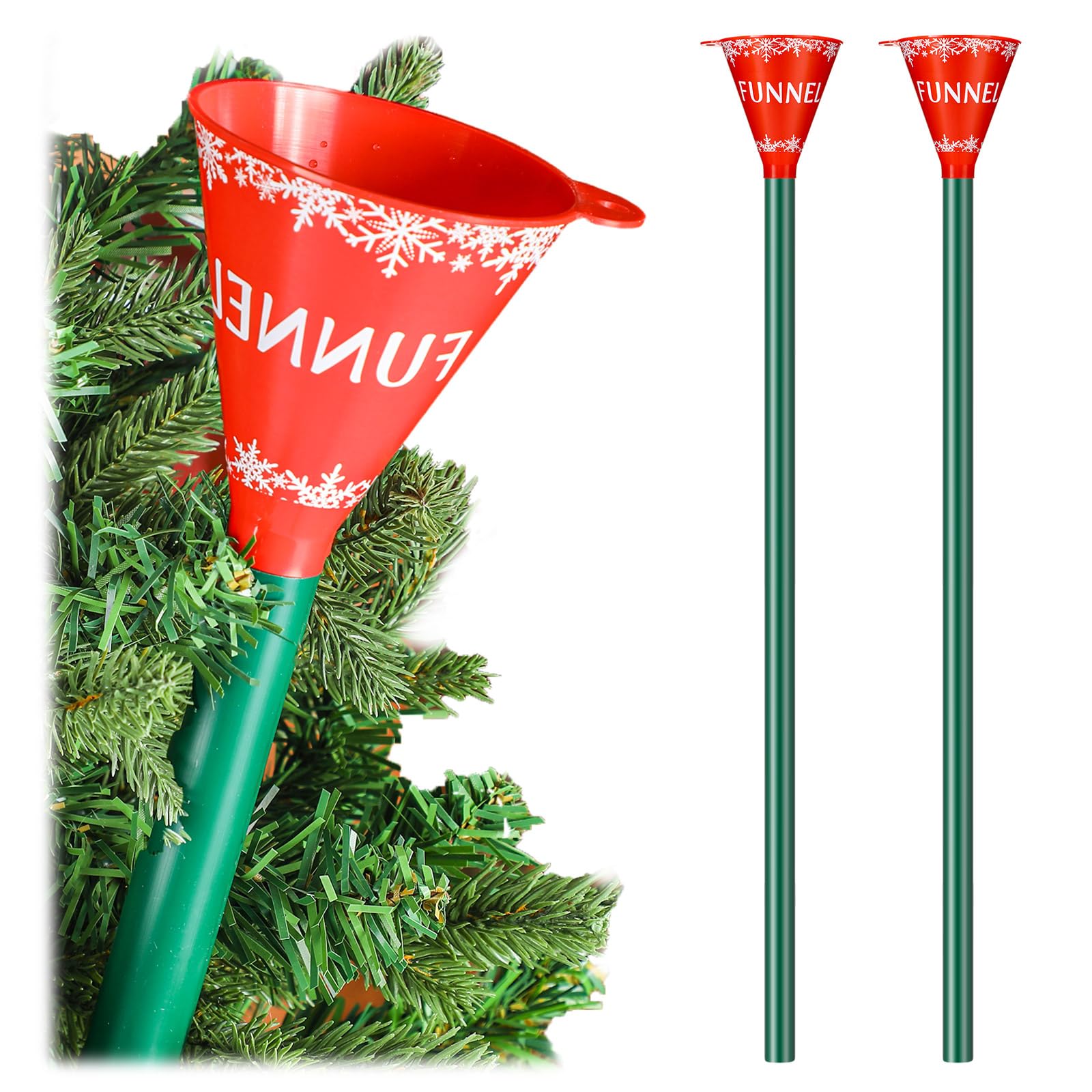 Amazon.com : Kathfly 2 Pcs 35 Inch Christmas Tree Watering Funnel ...