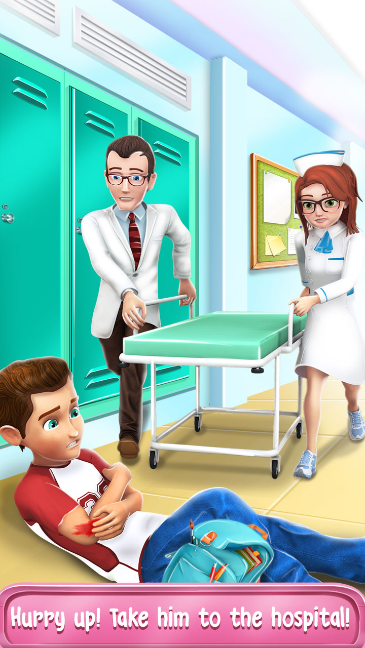 High School ER Emergency Hospital Simulator - ASMR Doctor Games - App ...