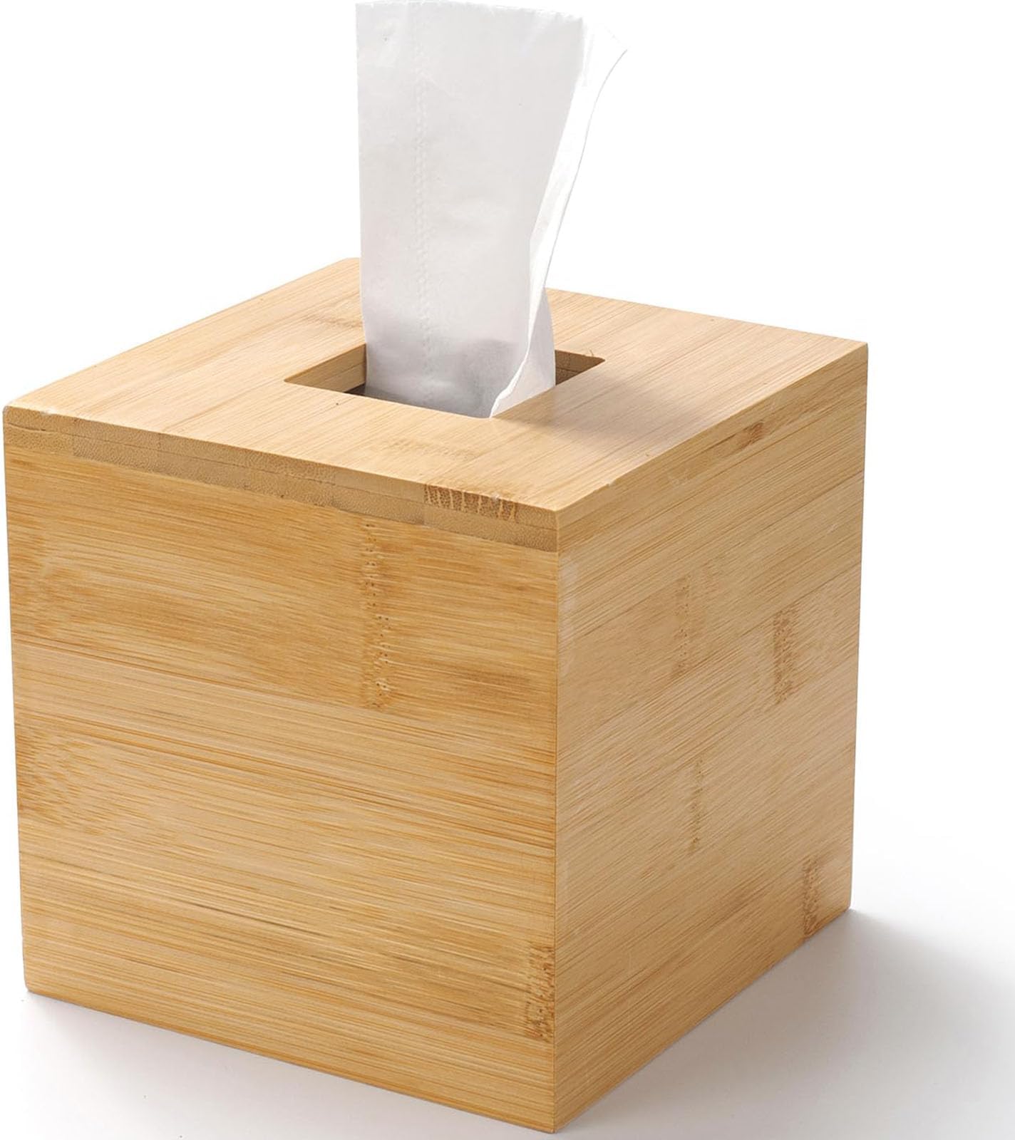 Amazon.com: Juvale Unfinished Wood Tissue Box Cover - Square Wooden ...