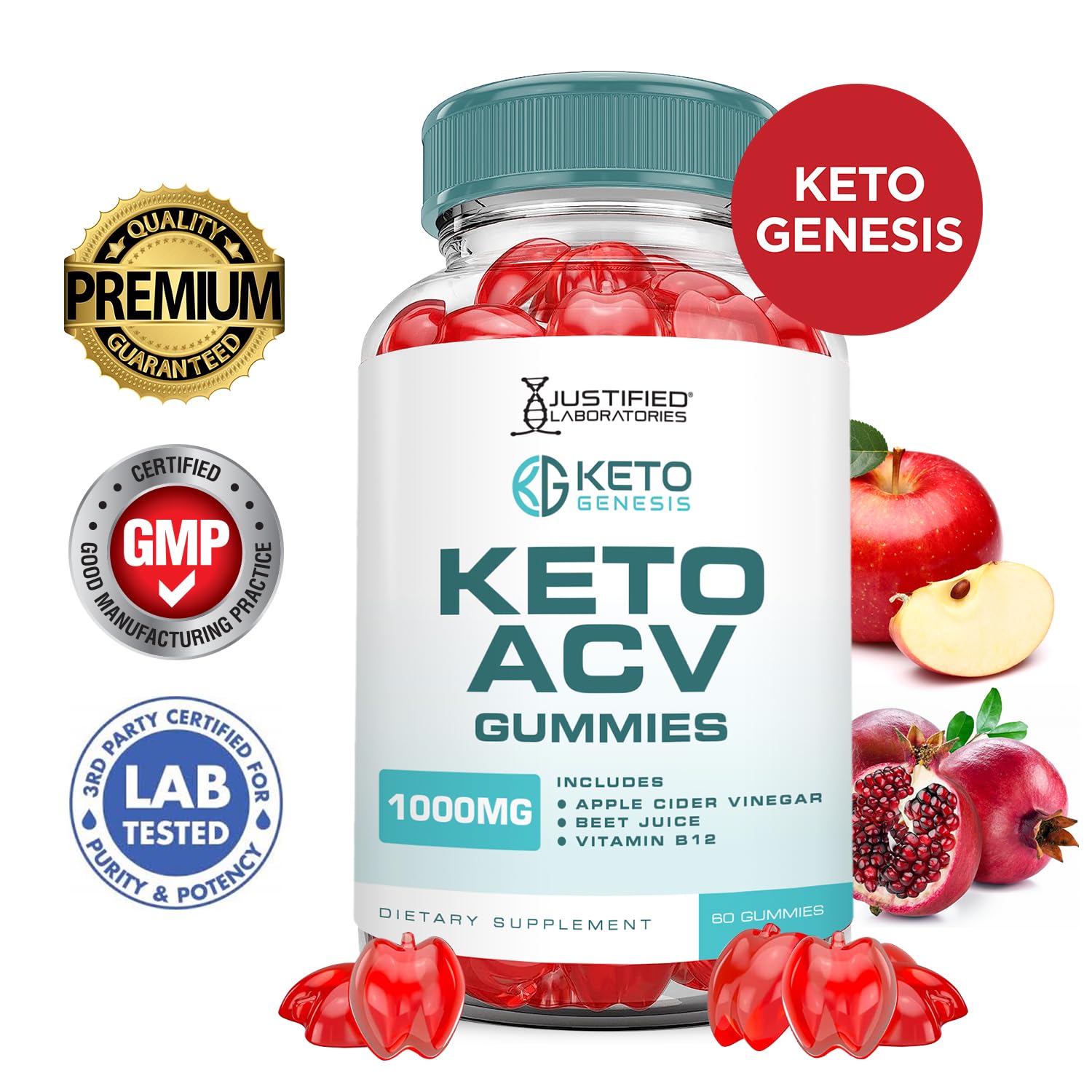 Snapklik.com : (5 Pack) Keto Genesis Keto ACV Gummies Advanced Formula ...