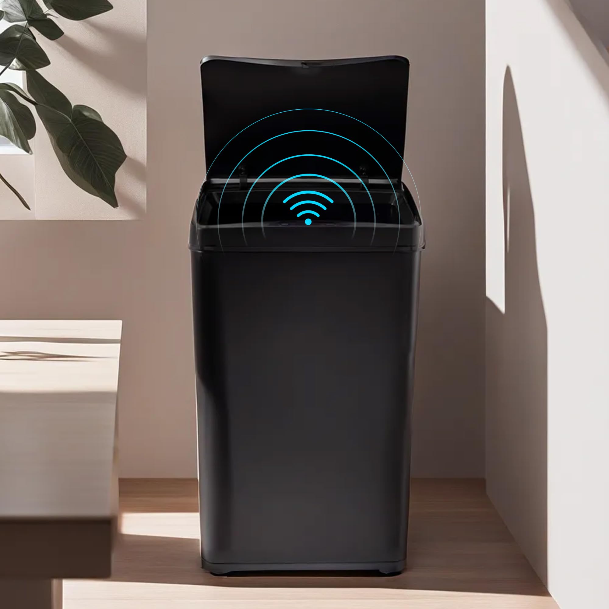 The Better Home 42L Stainless Steel Dustbin With Lid | Automatic ...